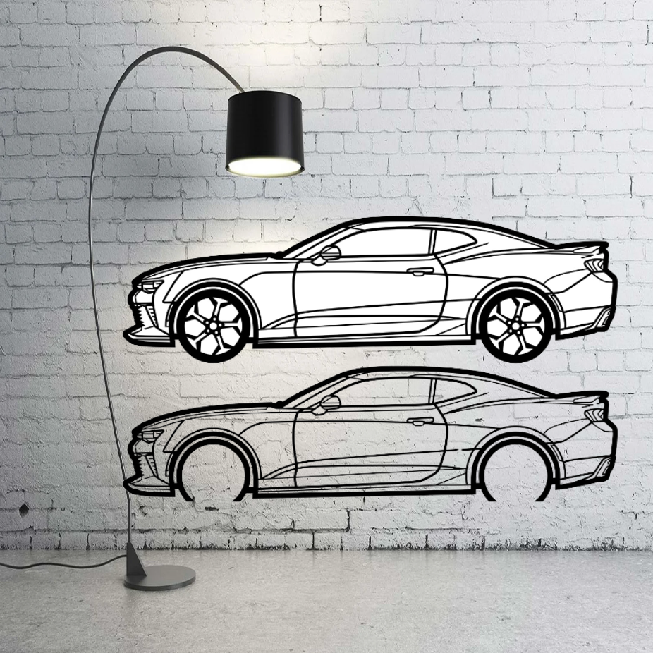 Metal Car Design Crafts Wall Art – decoinfabric