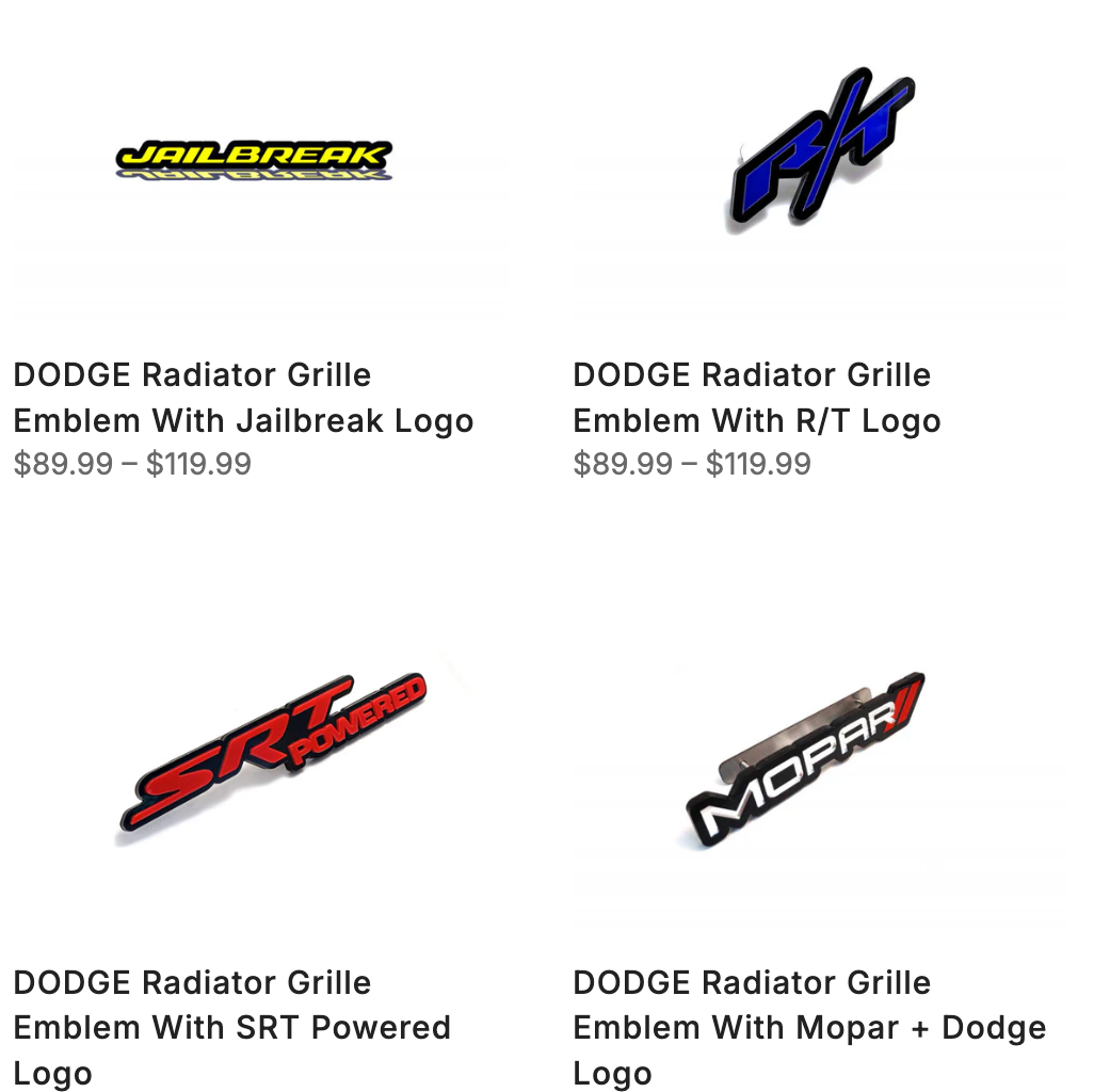 Dodge Emblems Collection | decoinfabric