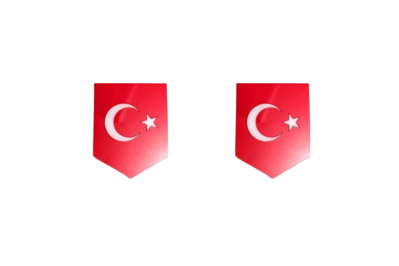 Emblem (badges) for fenders with Turkey logo – decoinfabric