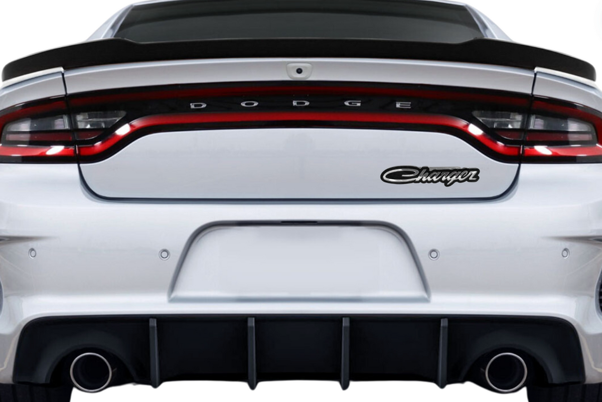 Dodge Emblem & Badge Set - Grille and Tailgate Dodge Charger old logo ...
