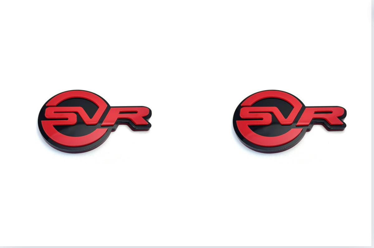 Range Rover Emblem & Badges set with SVR logo – decoinfabric