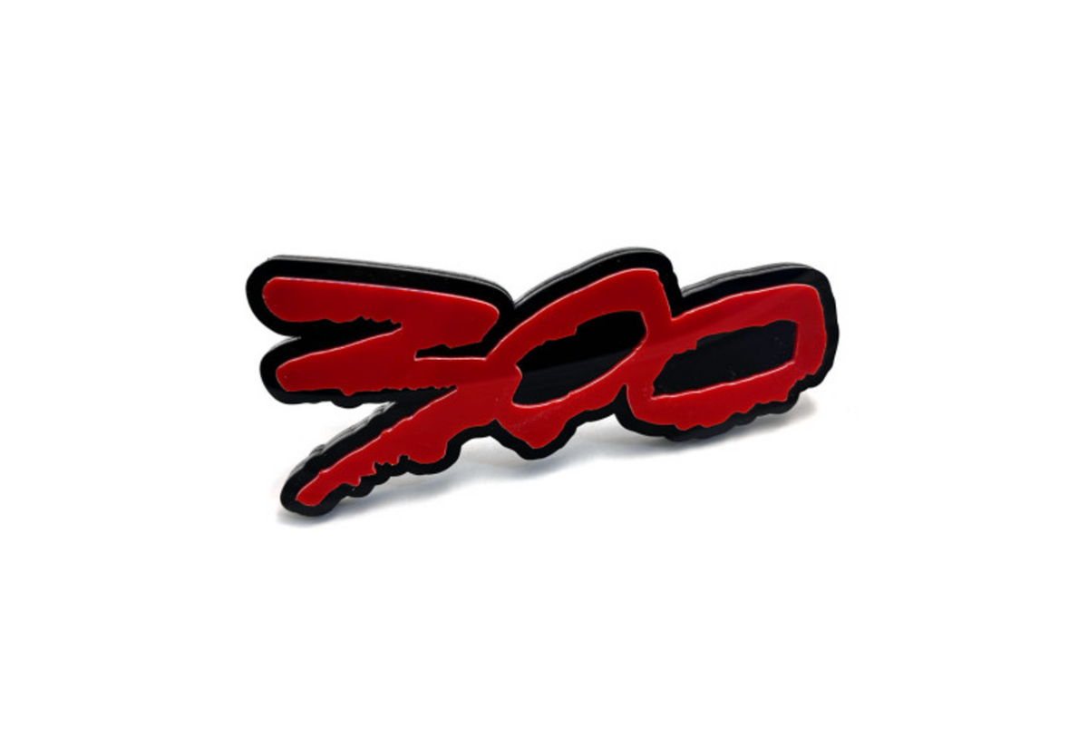 Chrysler 300C II radiator grille emblem with 300 logo (type 2 ...