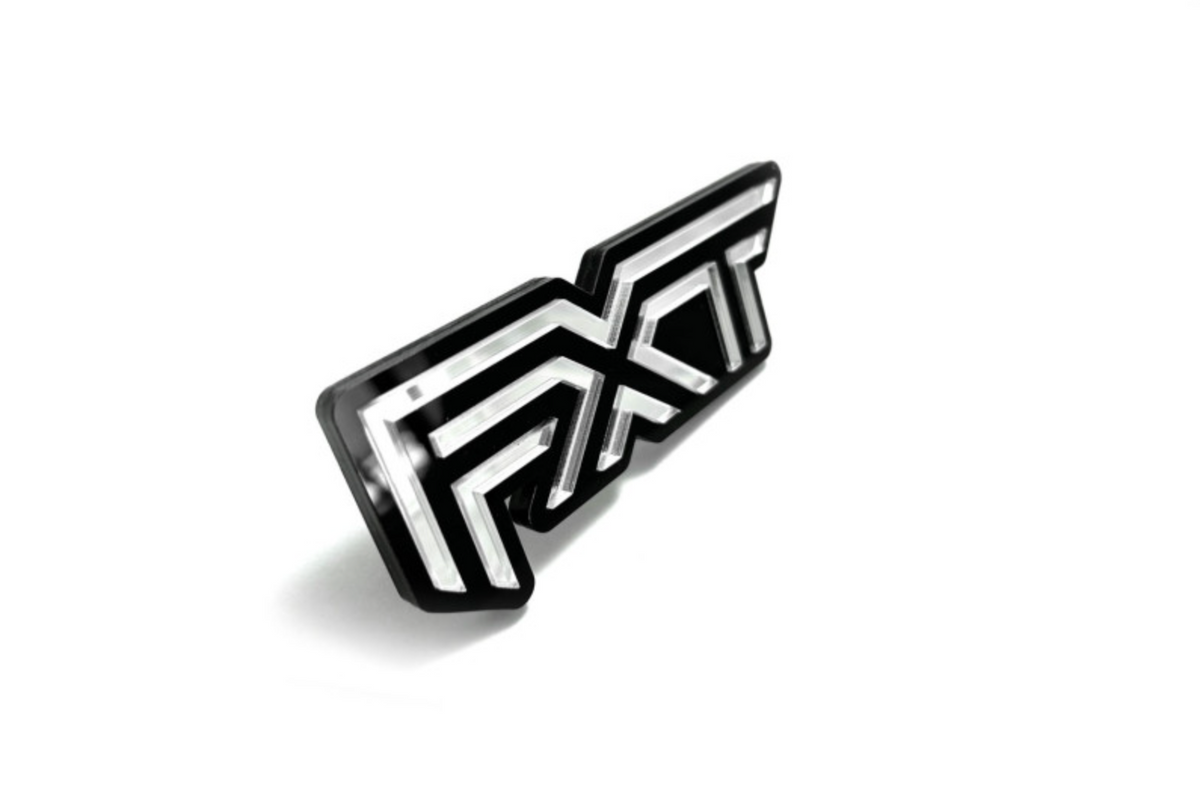 Radiator grille emblem with FXT logo – decoinfabric