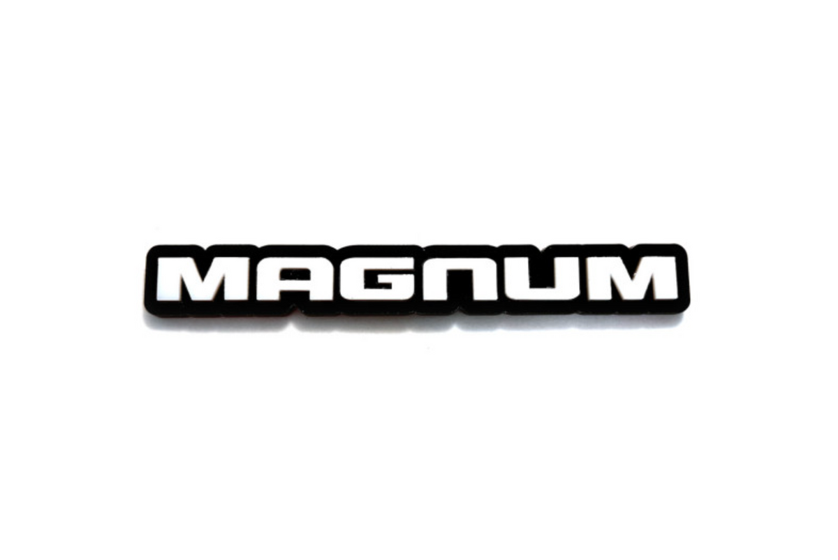 Dodge tailgate trunk rear emblem with Magnum logo – decoinfabric