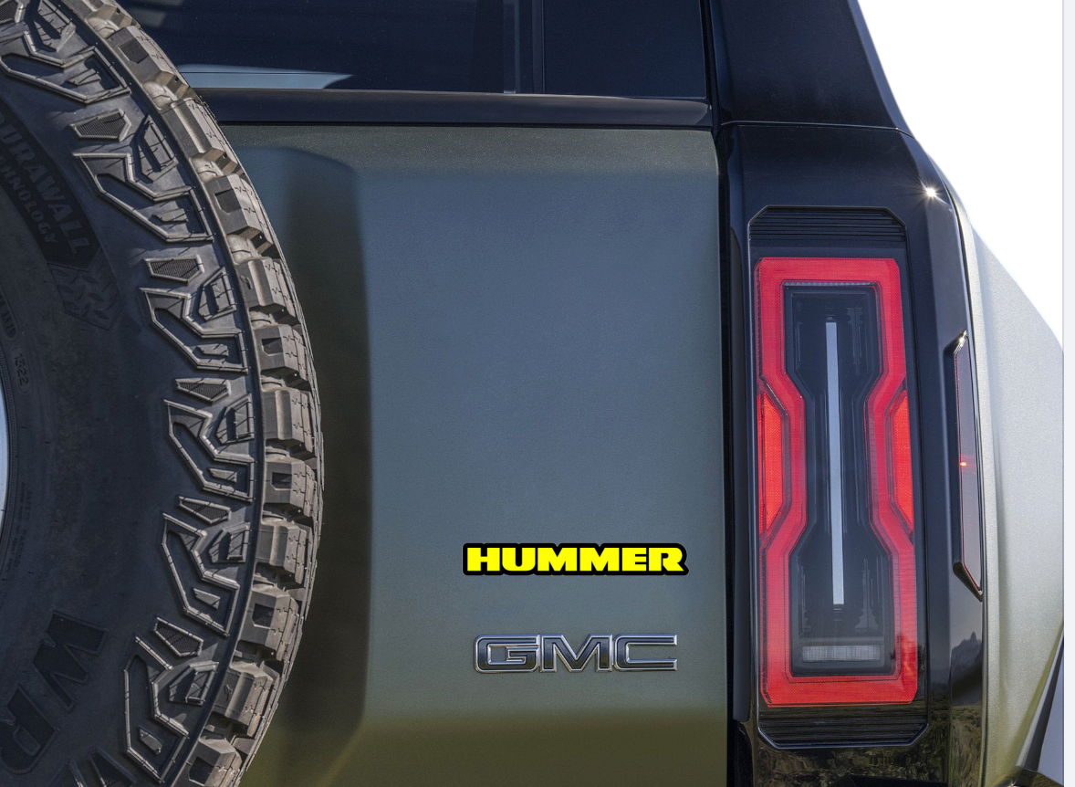 Hummer Emblem & Badges set with HUMMER logo – decoinfabric