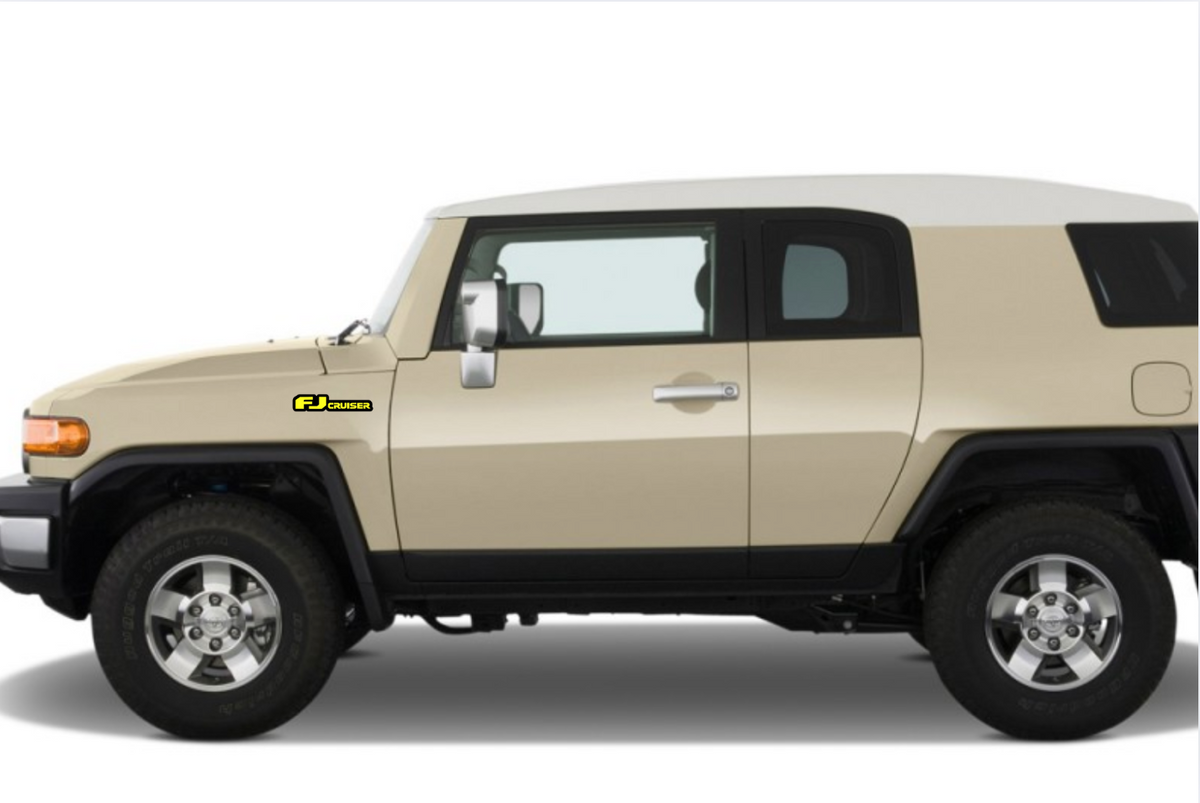 Toyota FJ CRUISER emblem for fenders with FJ CRUISER logo – decoinfabric