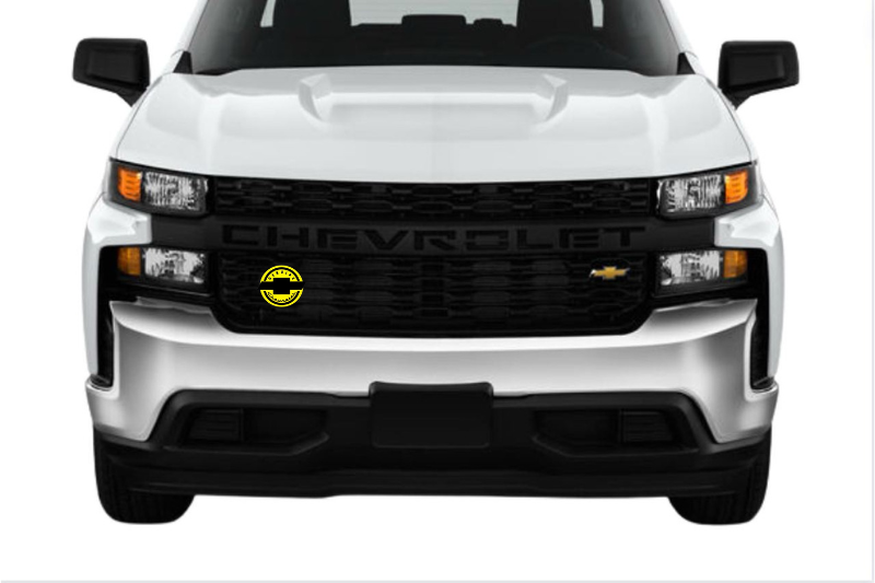 Chevrolet Radiator grille emblem with Chevrolet Genuine logo | decoinfabric