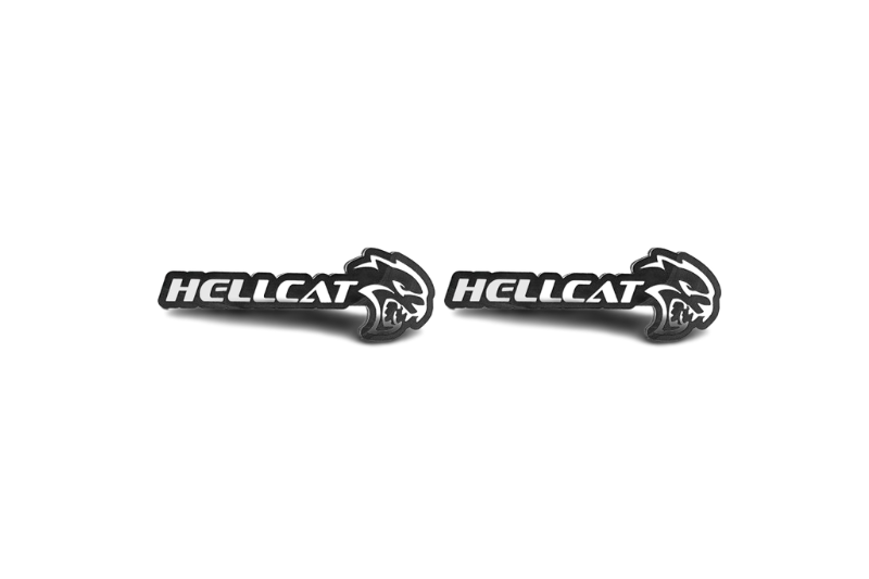DODGE emblem for fenders with Hellcat logo (type 2) | decoinfabric