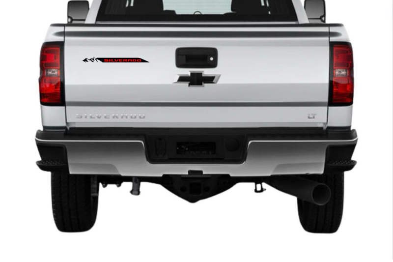 Chevrolet Emblem & Badge Set - Grille and Tailgate Silverado logo ...