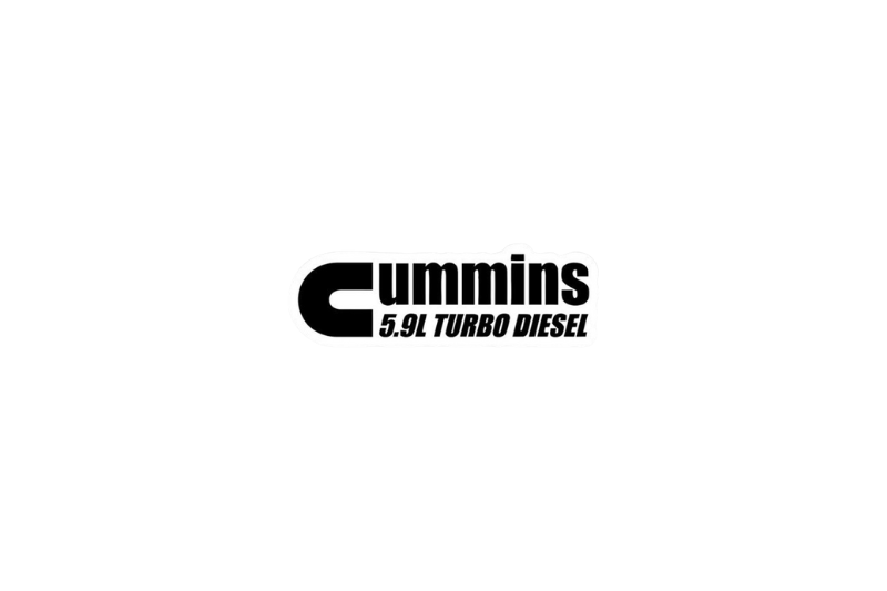 DODGE Radiator grille emblem with Cummins 5.9 Turbo Diesel logo ...