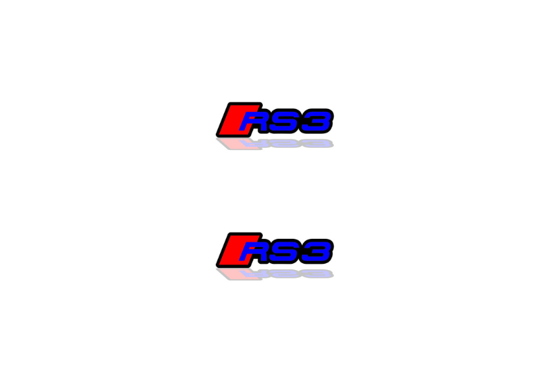 Audi emblem for fenders with RS3 logo – decoinfabric