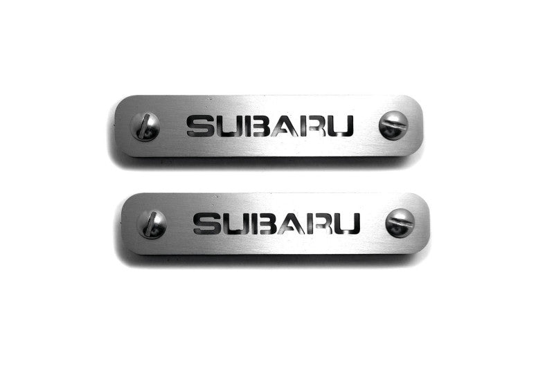 Stainless Steel Floor Mats Emblems Set Badges with Suzuki Logo ...