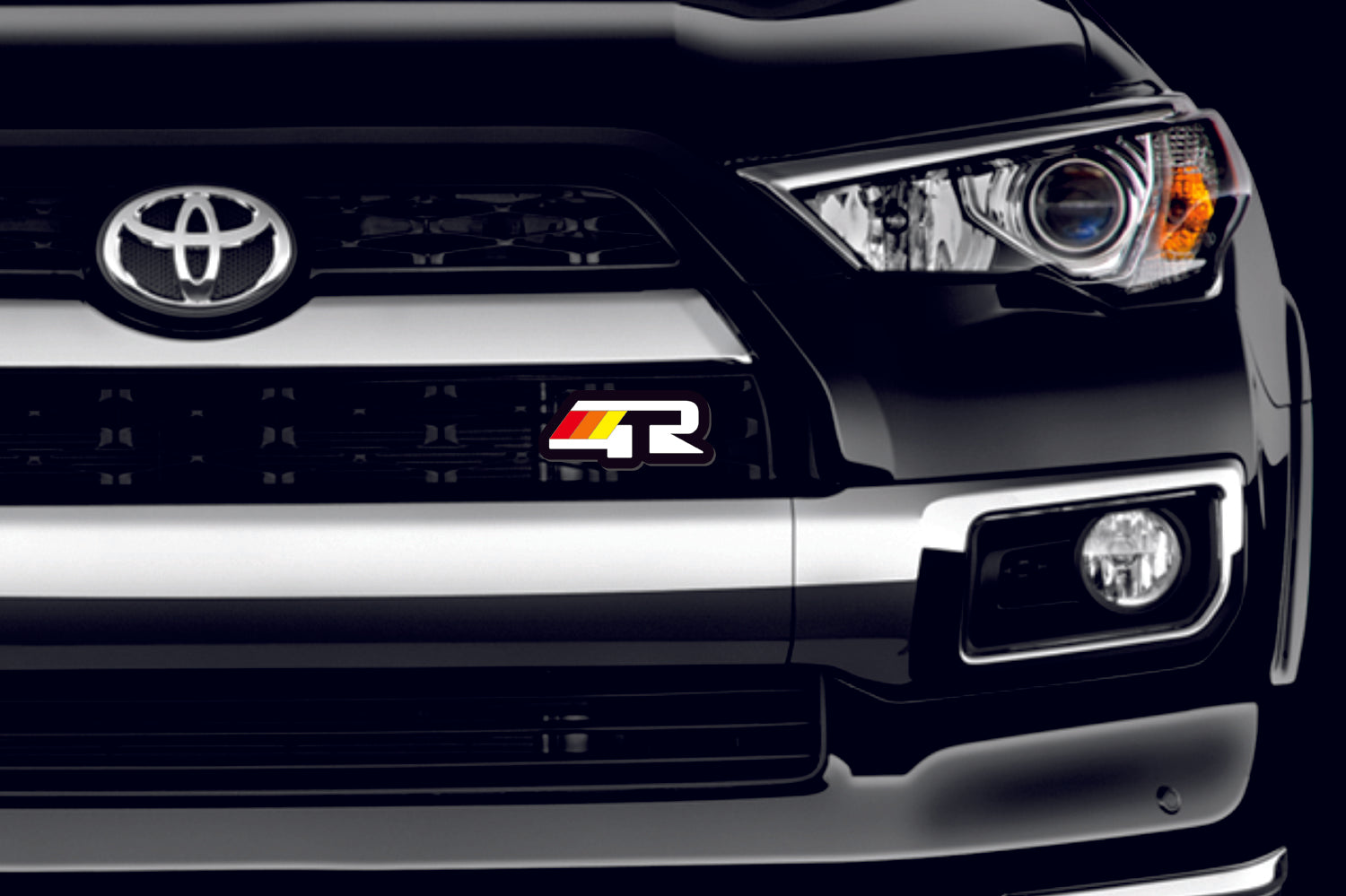 Toyota Illuminated LED Radiator Grille Emblems and Badges with 4Runner logo