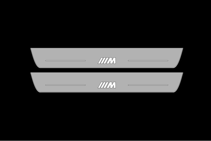 BMW 5 G30 2017-2023 Led Door Sill Pro with M Performance logo (Type 2 ...
