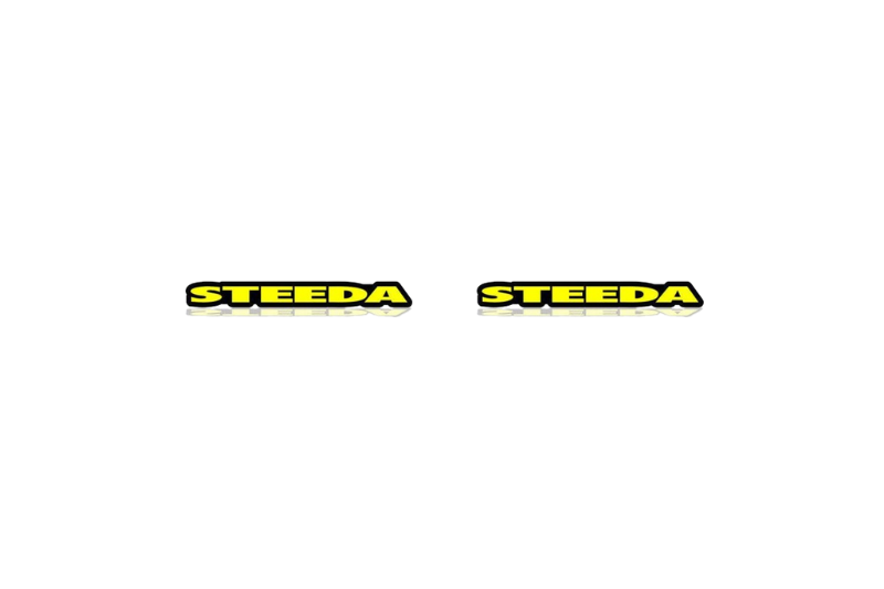 Ford emblem for fenders with Steeda logo – decoinfabric