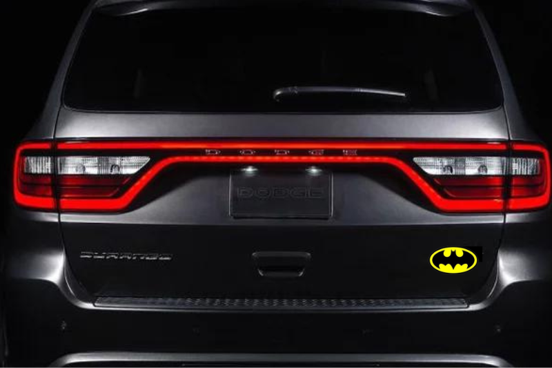 Batman tailgate trunk rear emblem with Batman logo |... – decoinfabric