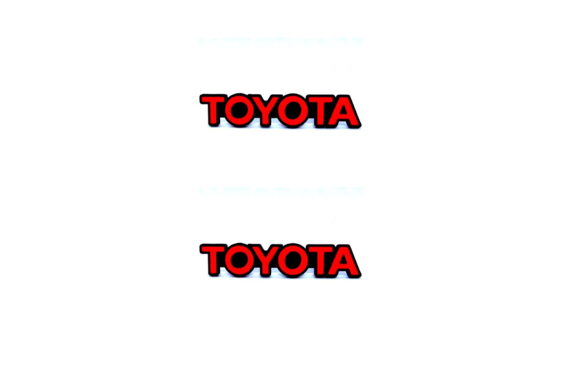 Toyota FJ Cruiser Emblem & Badge Set - Grille and Tailgate Toyota logo ...
