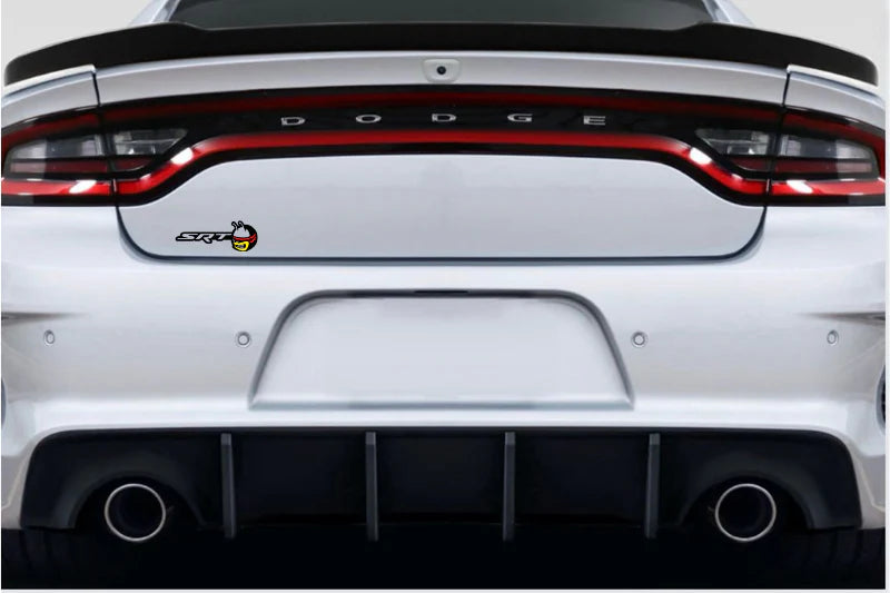 Dodge Emblem & Badge Set - Grille and Tailgate SRT Scatpack logo ...