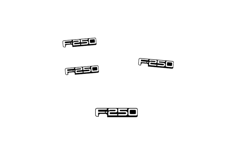 Ford F250 Emblem & Badges set with F250 logo (Type 2) – decoinfabric