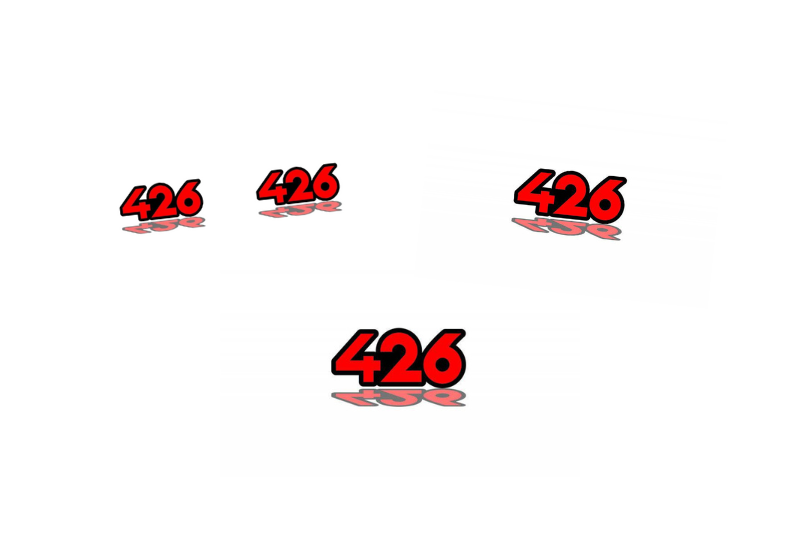 Chrysler Emblem & Badges set with 426 logo – decoinfabric