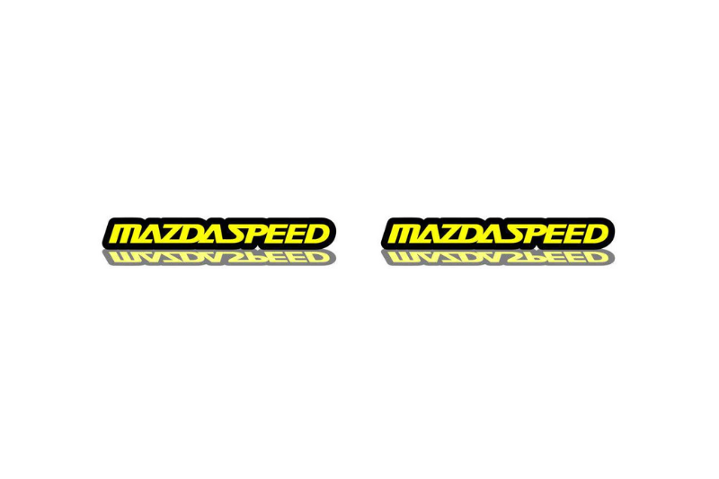 Mazda Emblem & Badges set with Mazdaspeed logo – decoinfabric