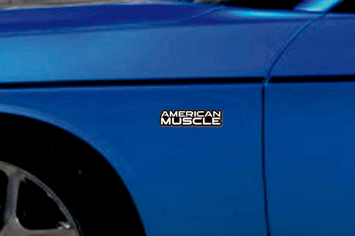 Dodge emblem for fenders with American Muscle logo – decoinfabric