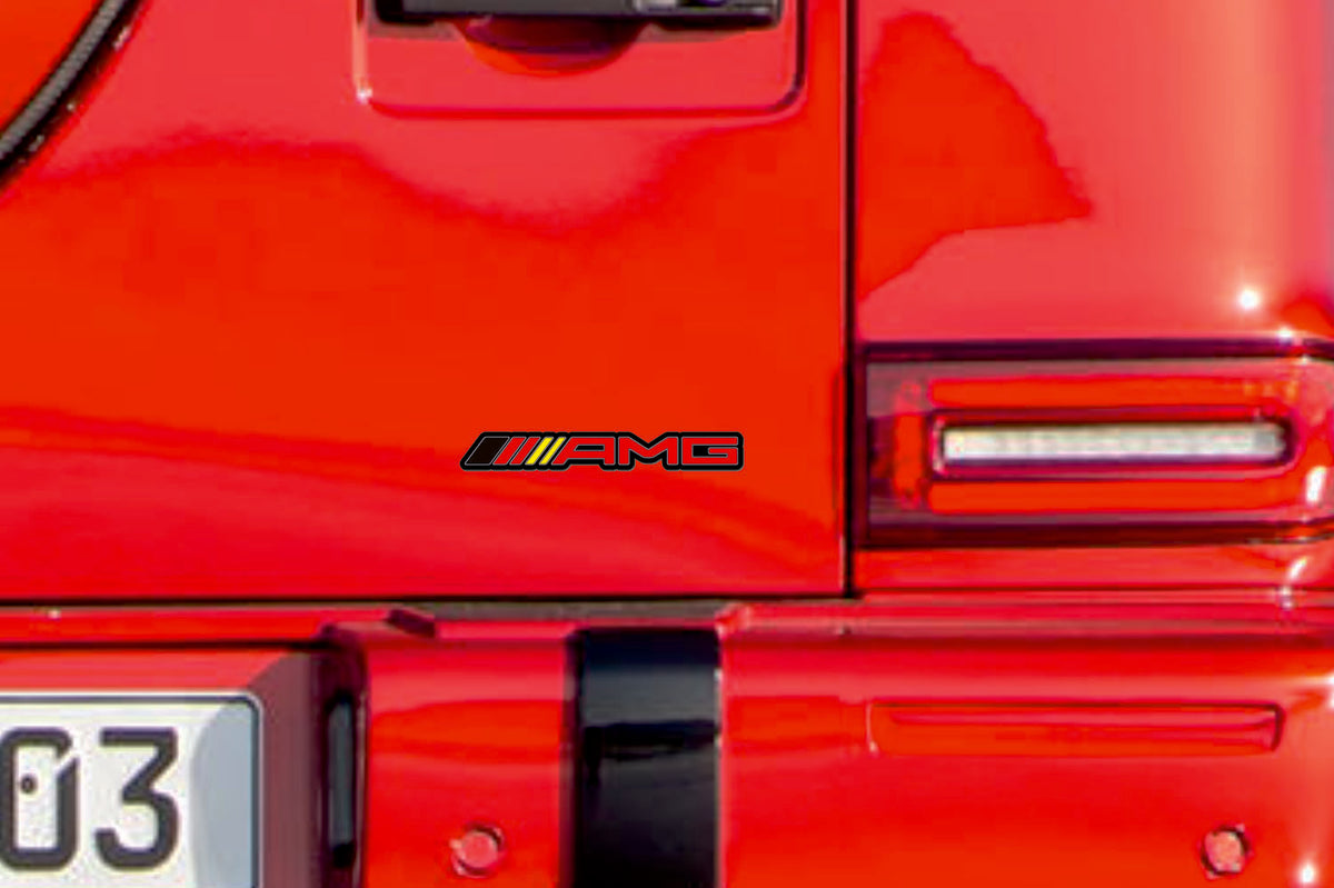 Mercedes G-Class tailgate trunk rear emblem with AMG logo (Type 2 ...