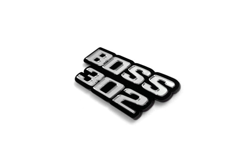 Ford tailgate trunk rear emblem with BOSS 302 logo | decoinfabric