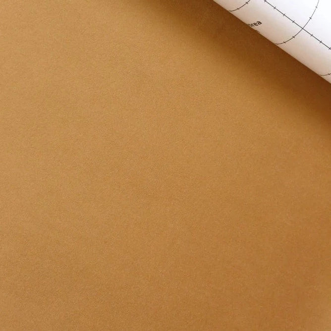 Adhesive suede span high pile texture fabric camel's – decoinfabric