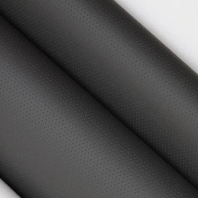 Adhesive faux leather perforation texture fabric grey – decoinfabric