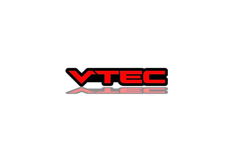 Honda trunk rear emblem with VTEC logo | decoinfabric