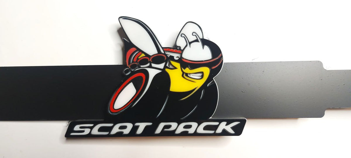 Car Show Stainless Steel Door Props with SCAT PACK logo (type 2 ...
