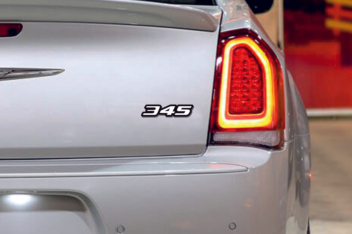 Chrysler Emblem & Badge Set - Grille and Tailgate 345 logo – decoinfabric