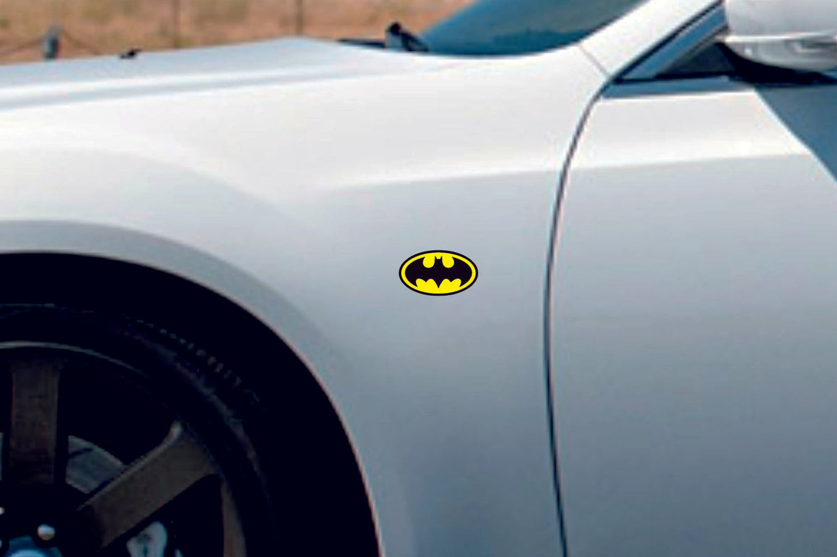 Car emblem badge for fenders with Batman logo | decoinfabric