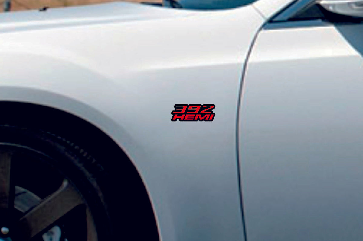 DODGE emblem for fenders with 392 HEMI logo | decoinfabric