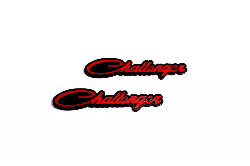 DODGE emblem for fenders with Dodge Challenger logo (type 2) – decoinfabric