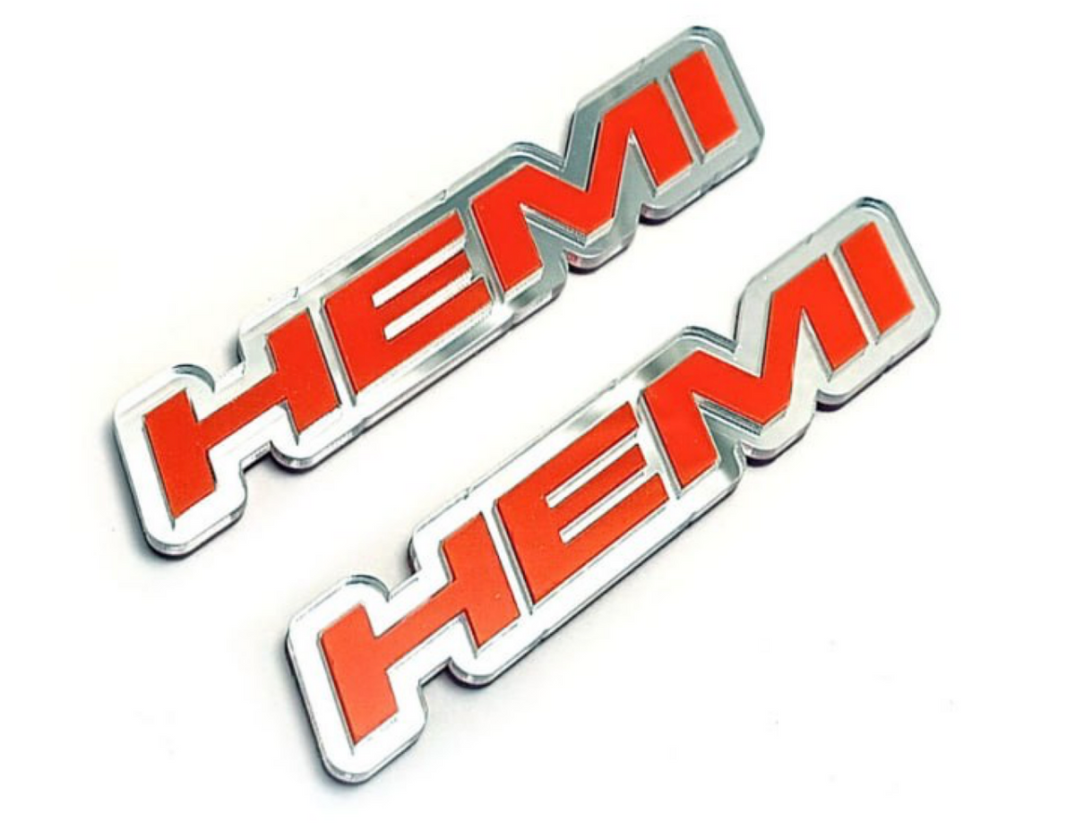 Dodge Emblem & Badges set with Hemi logo – decoinfabric