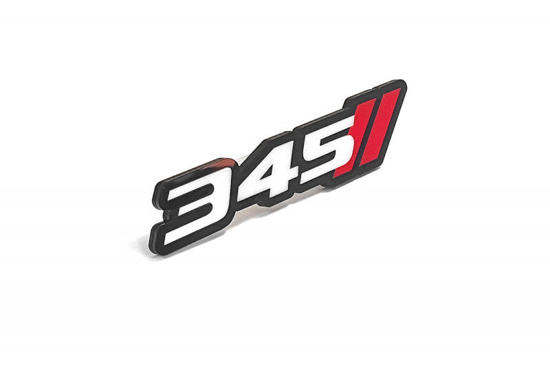 DODGE Radiator grille emblem with 345 + Dodge logo – decoinfabric