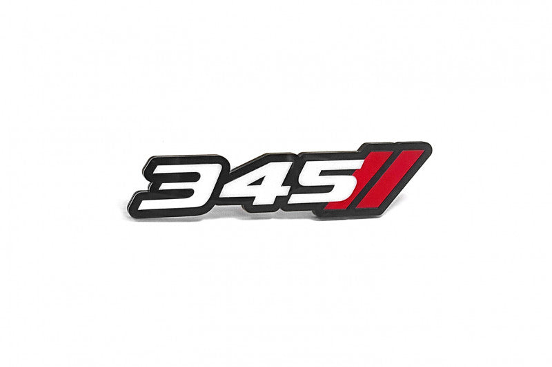 DODGE Radiator grille emblem with 345 + Dodge logo – decoinfabric