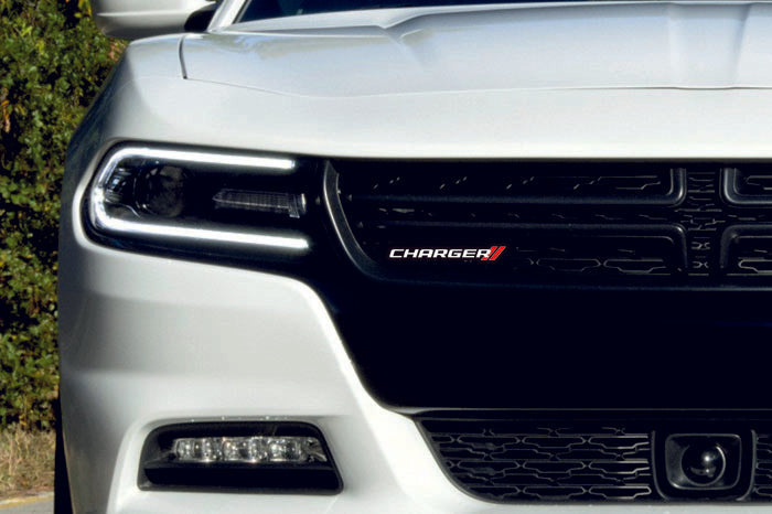 DODGE Radiator grille emblem with Dodge Charger logo... – decoinfabric