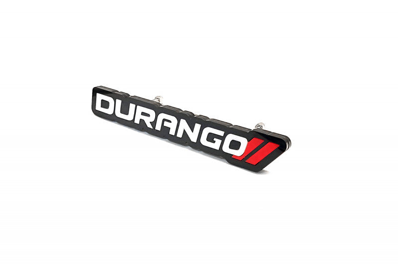 Dodge Radiator grille emblem with Durango logo (type 2) – decoinfabric