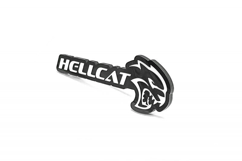 DODGE Radiator grille emblem with Hellcat logo (type 2) | decoinfabric