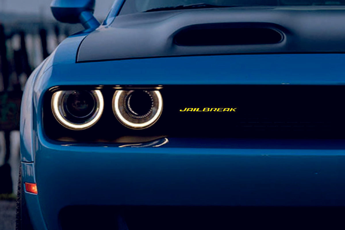 DODGE Radiator grille emblem with Jailbreak logo – decoinfabric