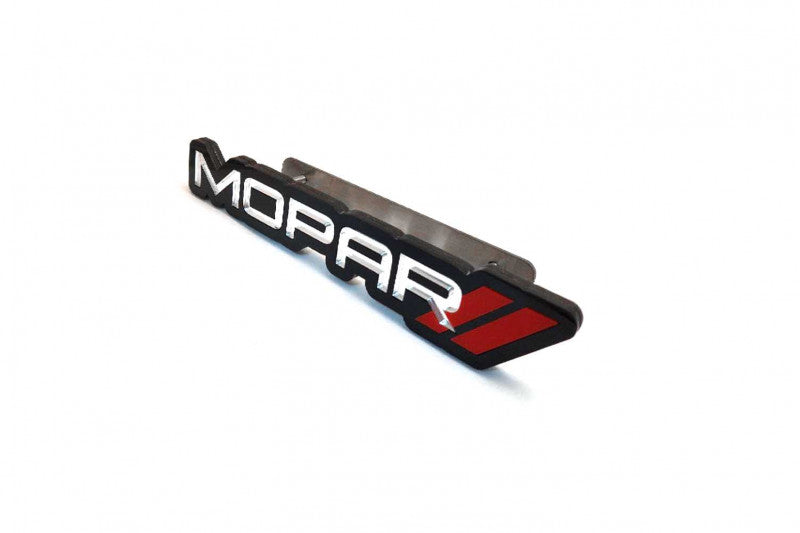 DODGE Radiator grille emblem with Mopar + Dodge logo – decoinfabric