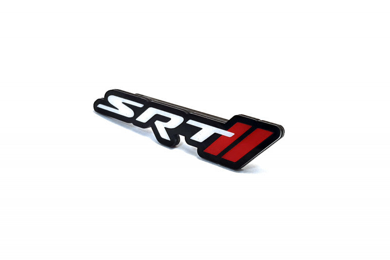 DODGE Radiator grille emblem with SRT + Dodge logo | decoinfabric