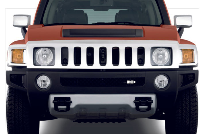 Hummer Radiator grille emblem with H3 logo – decoinfabric