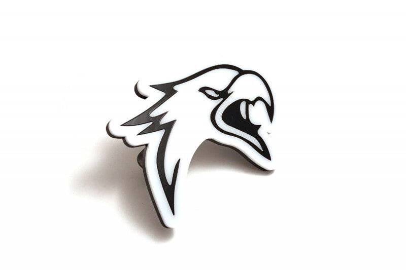 JEEP Radiator grille emblem with TrackHawk logo (head) | decoinfabric