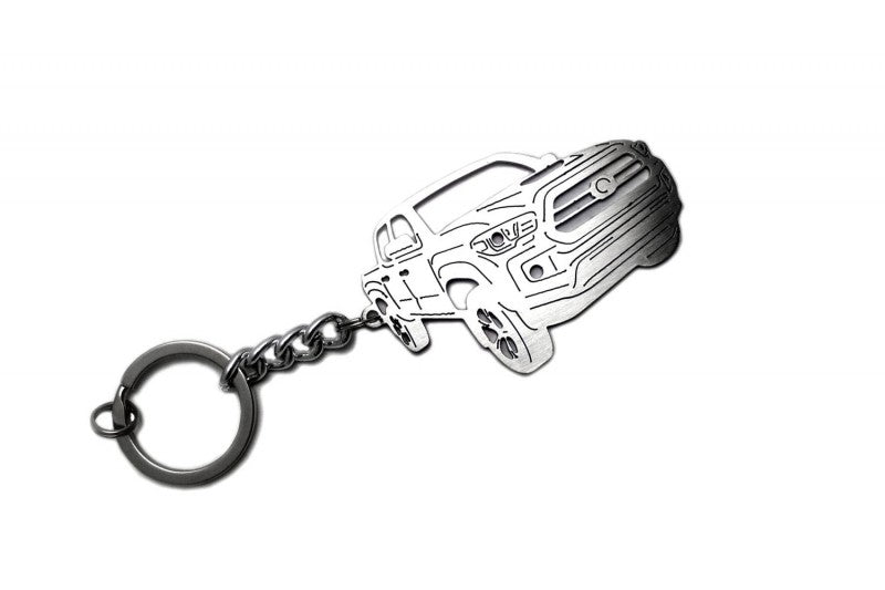 Car Keychain for Toyota Tacoma III (type 3D) | decoinfabric