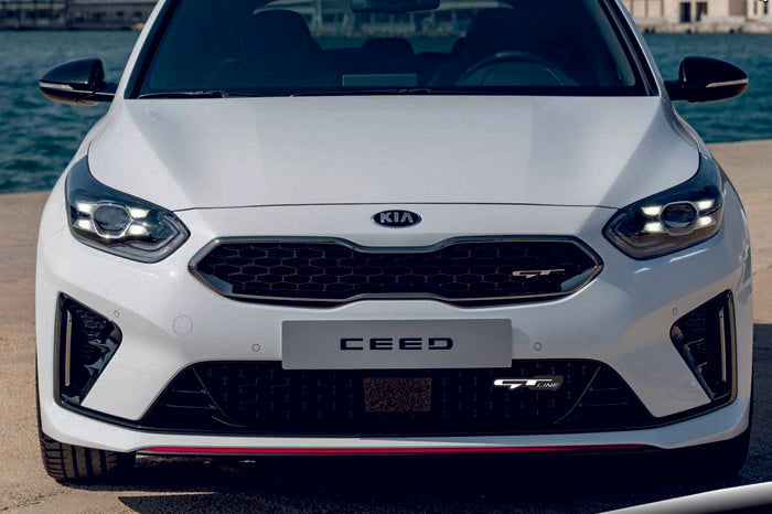 KIA Radiator grille emblem with GT line logo – decoinfabric