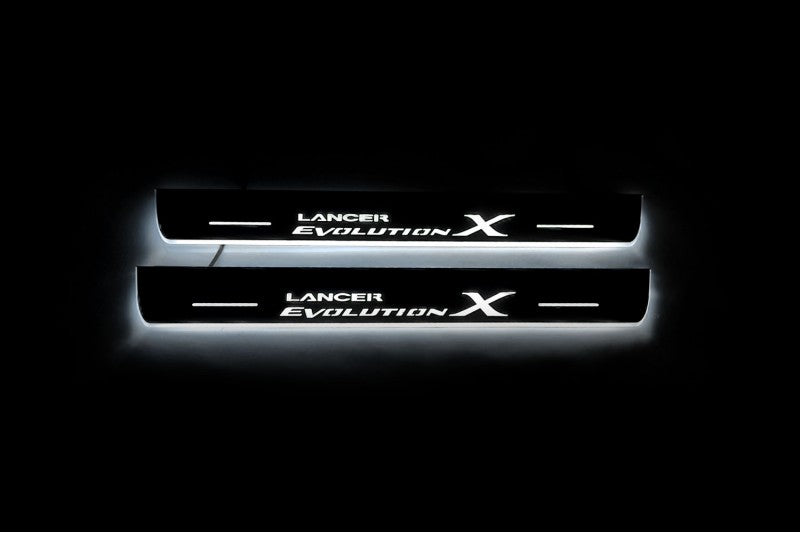 Mitsubishi Lancer Evolution X 2007-2016 Car Sill With Logo Lancer Evol ...